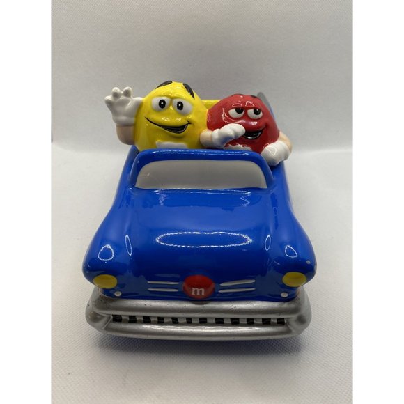 M&M'S | Accents | Vintage 202 Mms Galerie Ceramic Blue Roadster Hot Rod ...